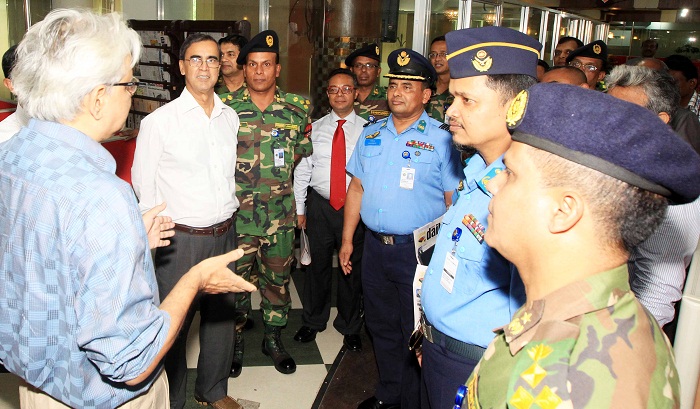 National Defense Collage men visit ‘daily sun’