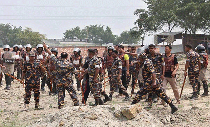 Ansar in land grabbing spree