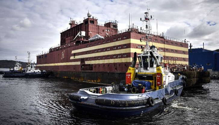 World's first floating nuclear barge to power Russia's Arctic oil drive