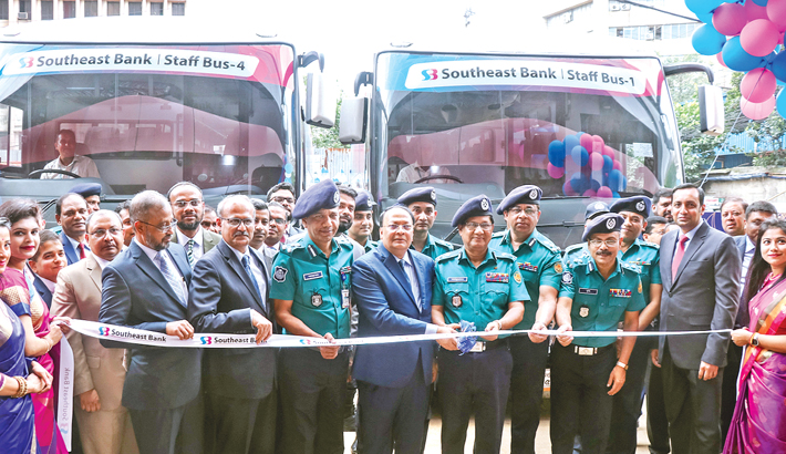 Southeast Bank opens bus services for employees