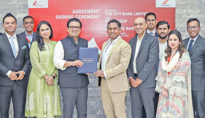 City Bank signs deal with IFAD Group