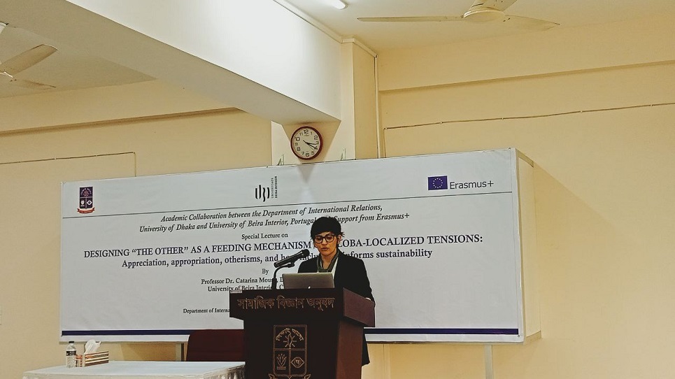 Two-day special lecture held at DU's IR department