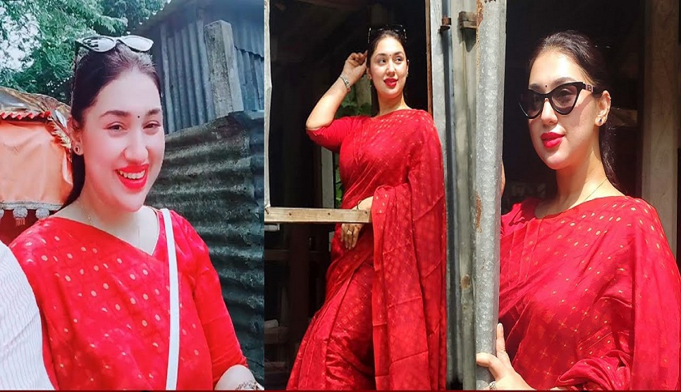Apu Biswas makes her producer debut in Lal Shari