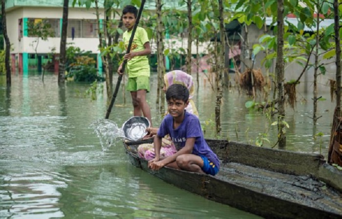 Over 27 million children at risk as devastating floods set records globally