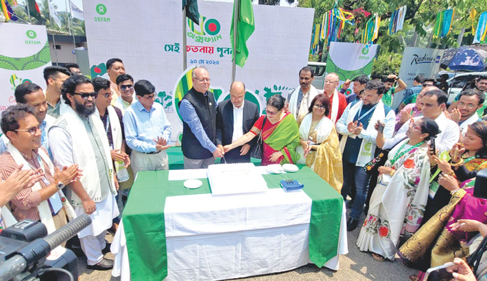 Oxfam Country Director Ashish Damle inaugurates the 50th founding ...
