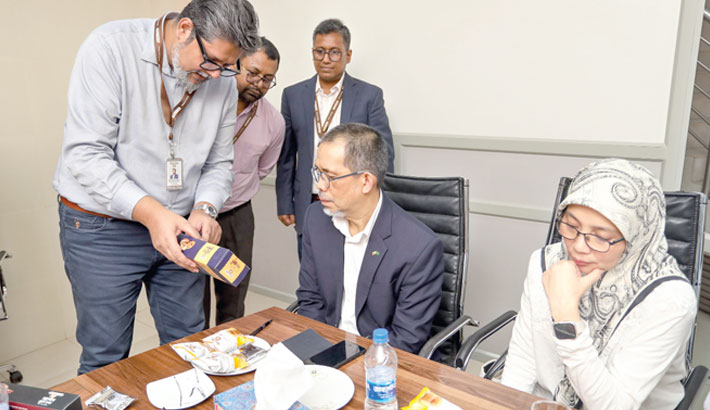 Brunei HC visits Dan Foods factory at Savar