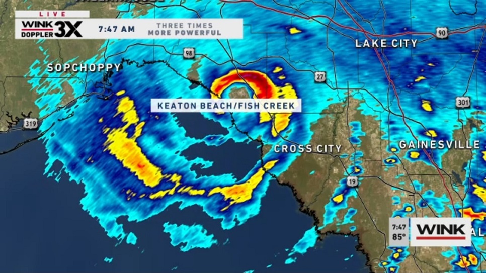 Idalia makes landfall as ‘dangerous’ Category 3 hurricane