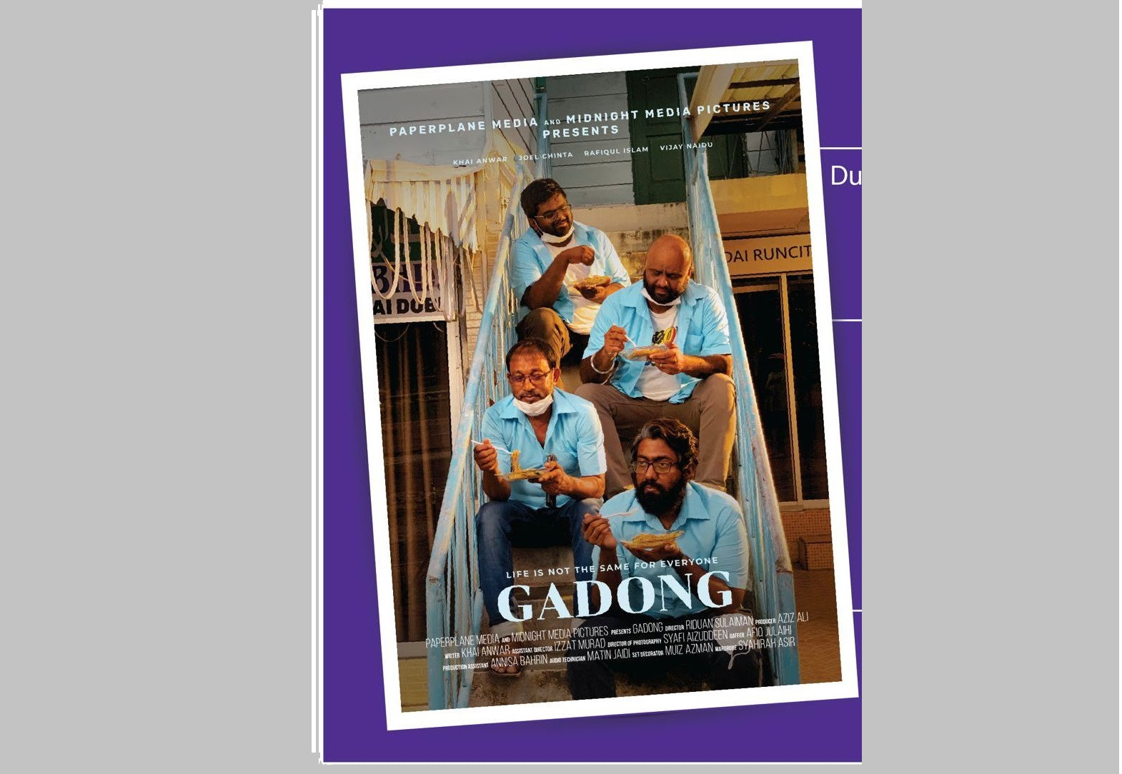 Gadong, a movie about Brunei with a talented Bangladeshi origin actor!