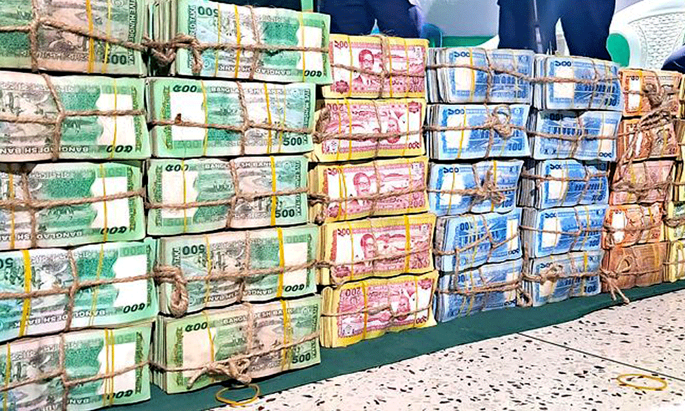 Widespread embezzlement in banking sector showing fake documents of ...