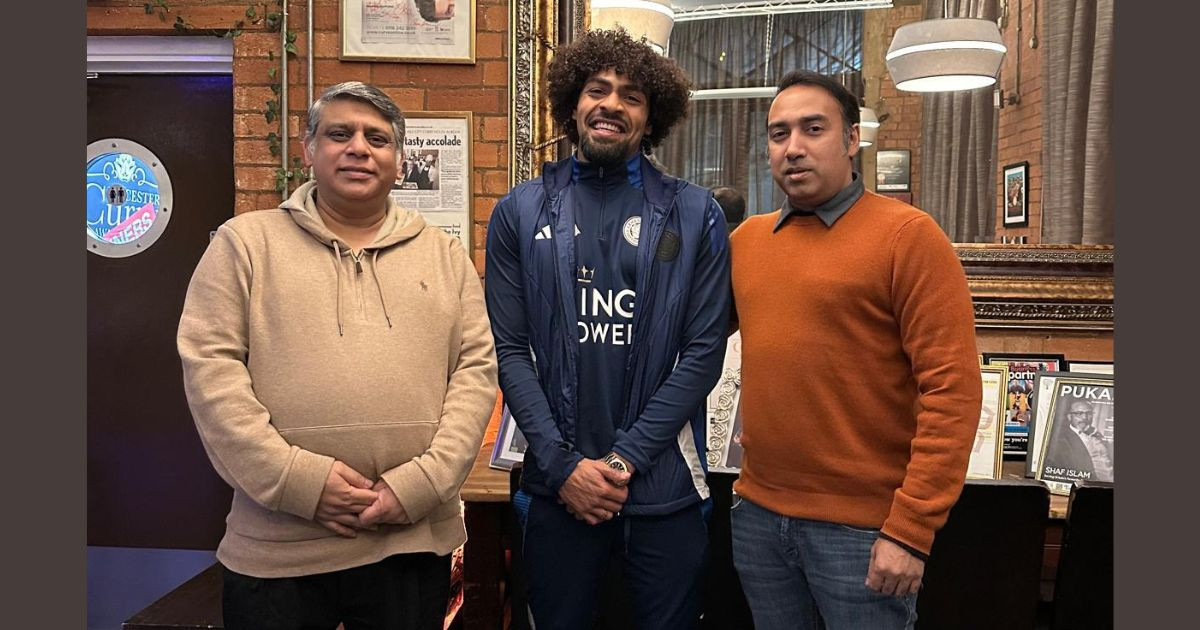 Tabith meets Hamza and his parents in Leicester