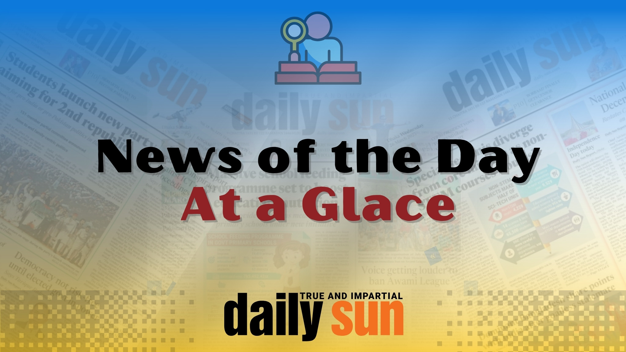 Daily Sun at a glance (8 April)