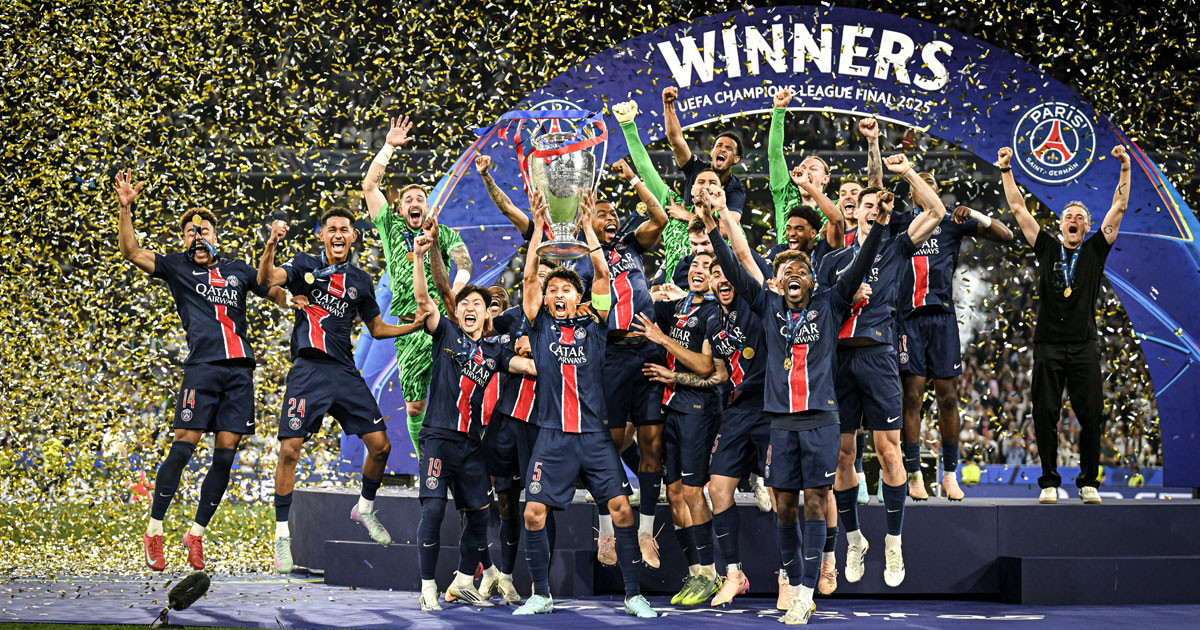 Brilliant PSG demolish Inter Milan to win first Champions League