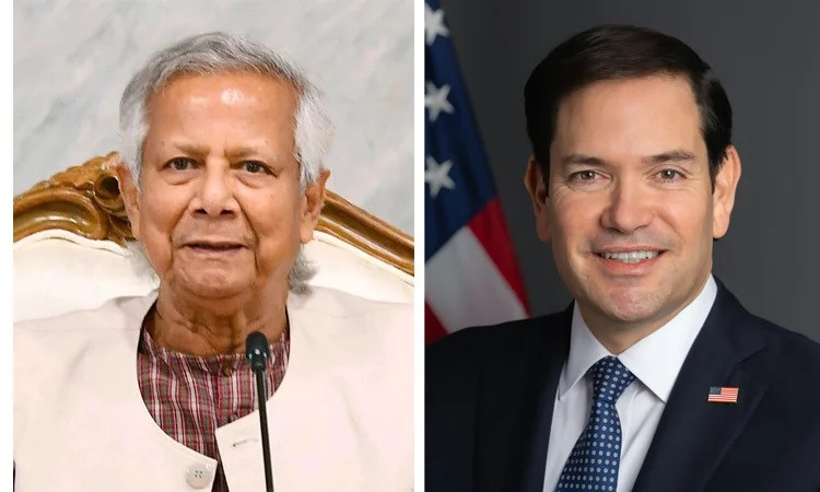 US Secretary of State Marco Rubio phones Yunus, discusses bilateral issues