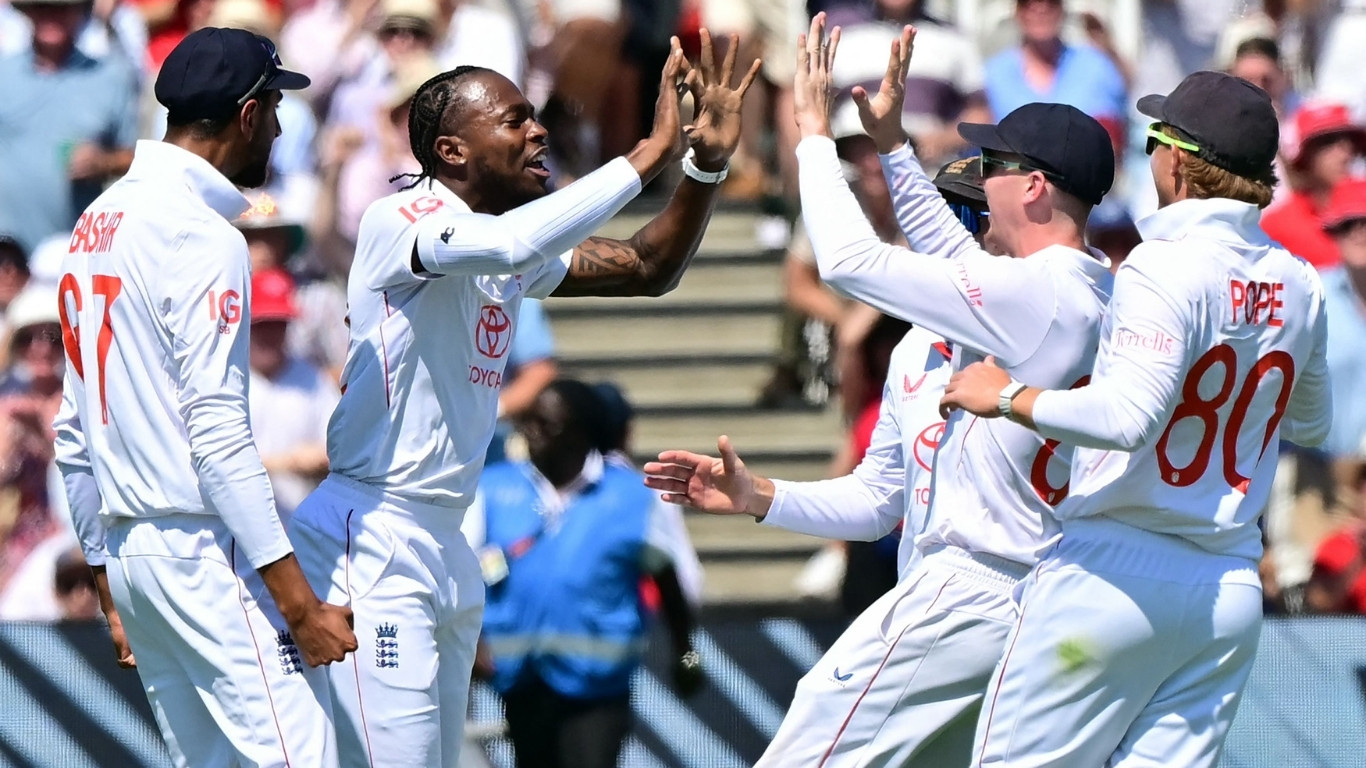 Archer strikes with third ball on Test return against India