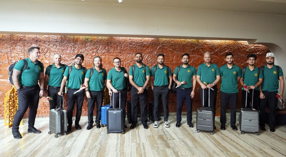Pakistan team arrive in Dhaka