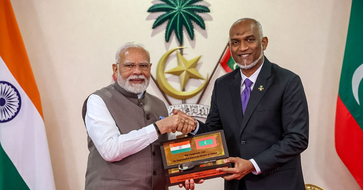 Modi renews ties with Maldives