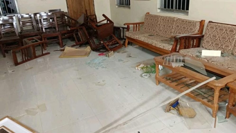 Former President Abdul Hamid’s Kishoreganj home vandalised