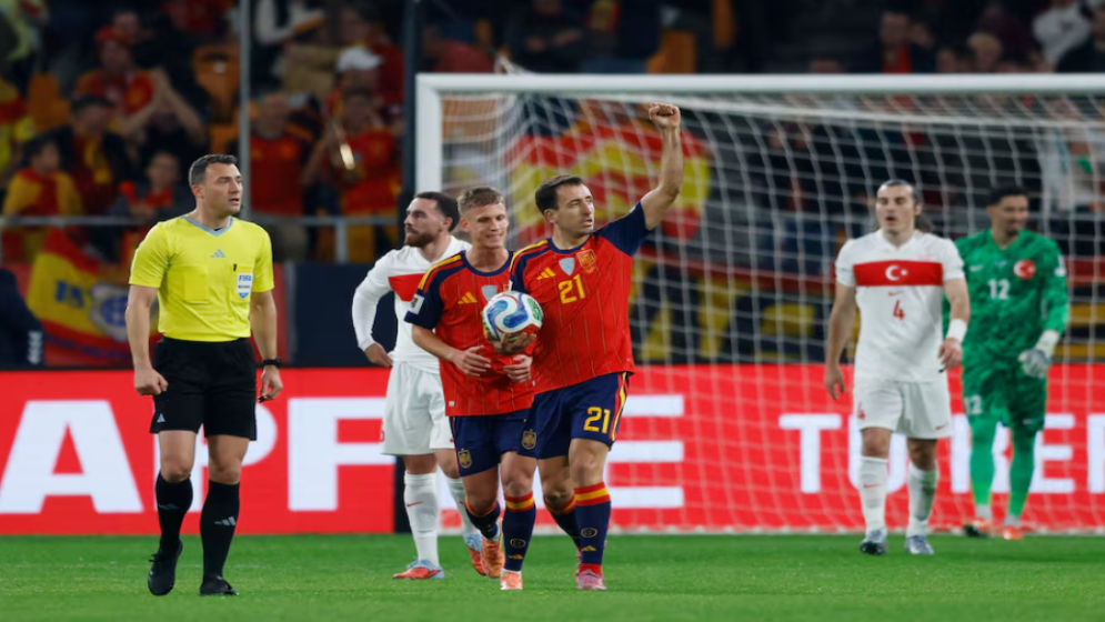 Spain qualify for World Cup after 2-2 draw with Turkey