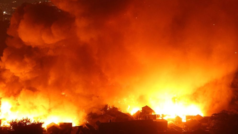 Korail Slum fire under control