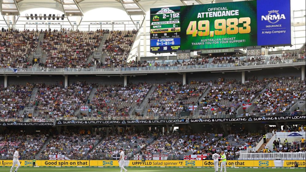 Perth's two-day Ashes Test pitch given highest possible rating