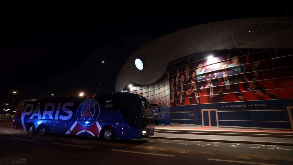 PSG team bus stoned outside Bilbao hotel