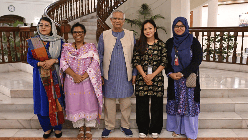 Chief adviser hosts reception for Begum Rokeya Award recipients