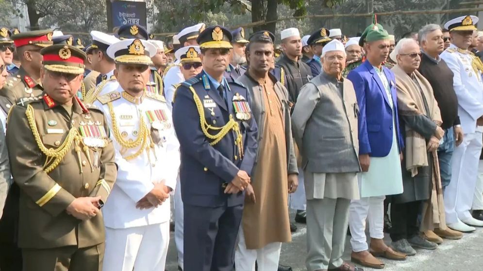 Three service chiefs attend Khaleda Zia’s janaza