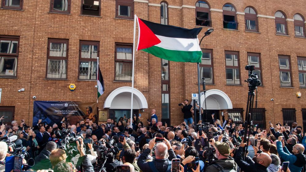 Palestinian embassy in UK officially inaugurated