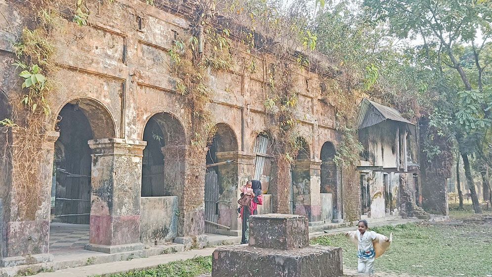 The nearly 200-year-old Gourarang Zamindar House, situated in Gourarang ...