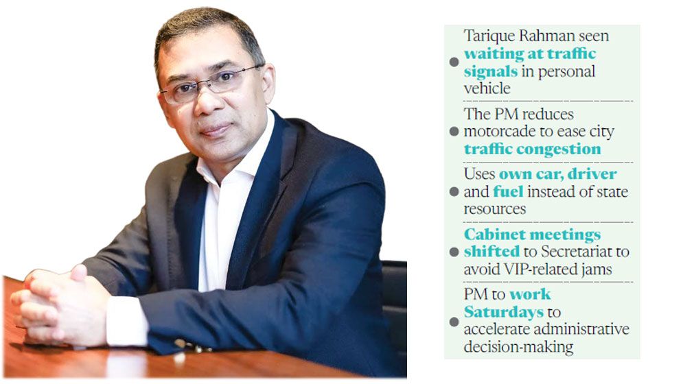 New PM leads by example
