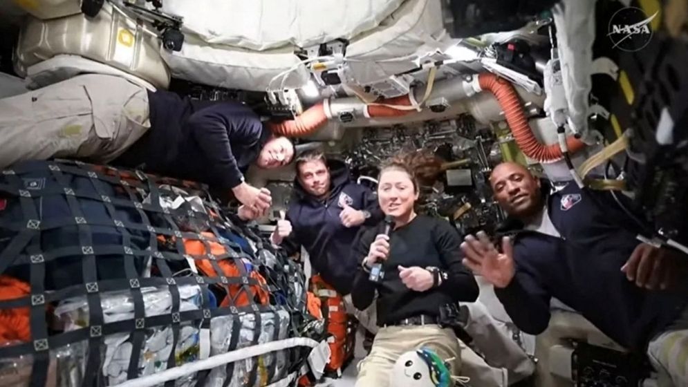 Artemis astronauts begin fifth day on historic Moon mission