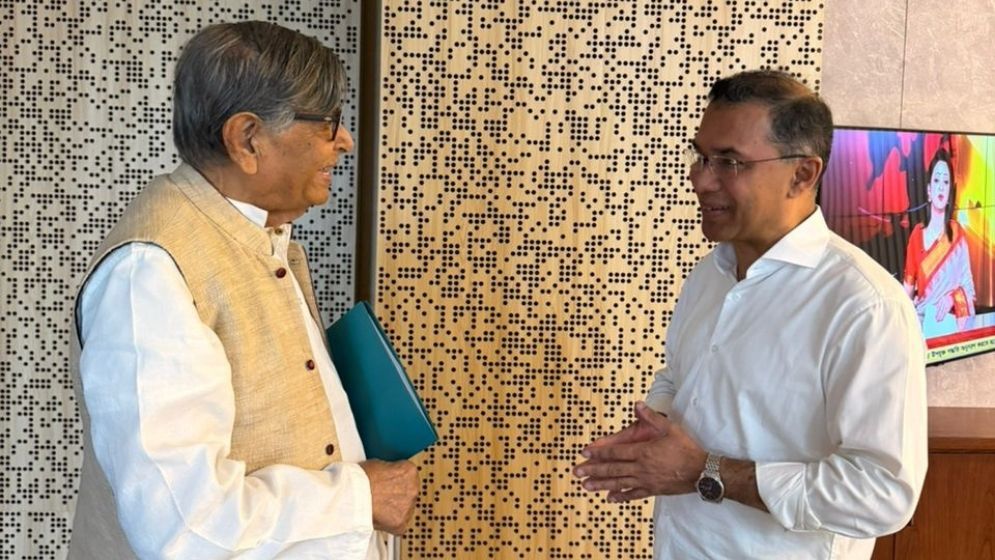 Abdullah Abu Sayeed meets PM Tarique Rahman