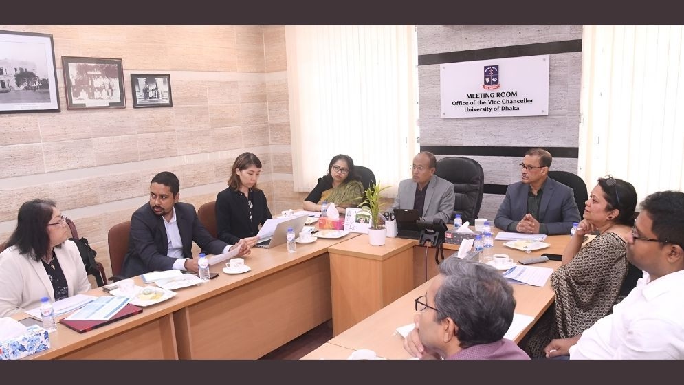 JICA delegation meets Dhaka University VC