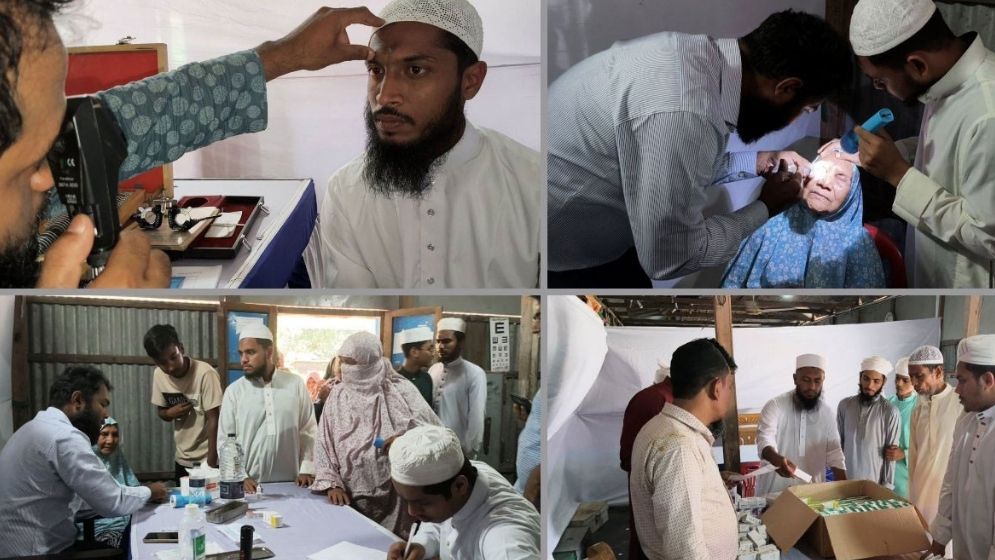600 patients get free treatment at Bashundhara eye camp in Brahmanbaria
