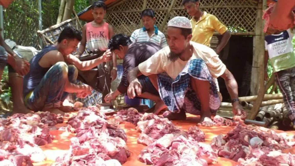 What does Islam say about three-way distribution of Qurbani meat?