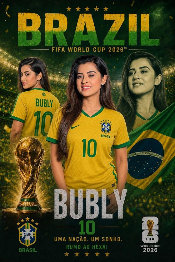 Apu and Bubly put rivalry aside to support Brazil