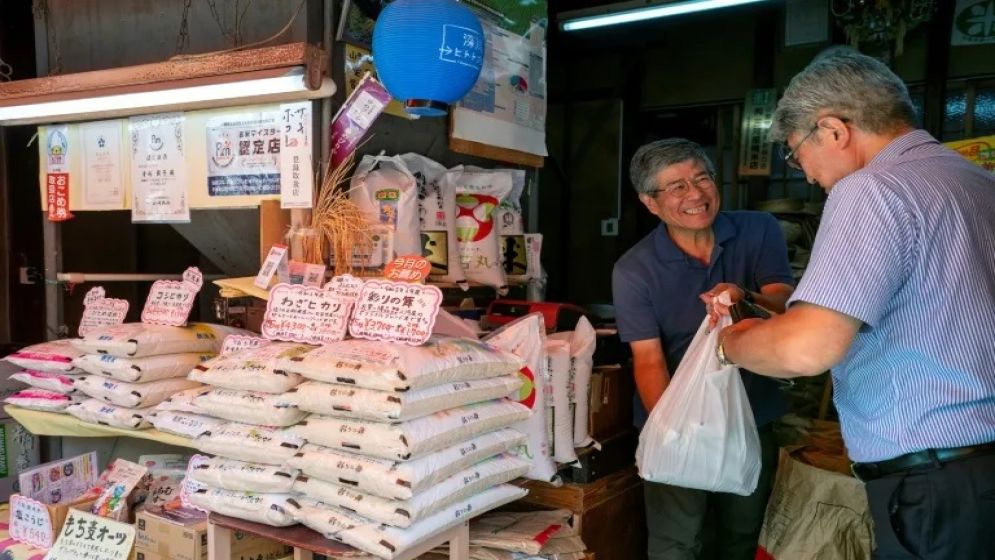 Japan rice prices fall for first time in 3.5 years