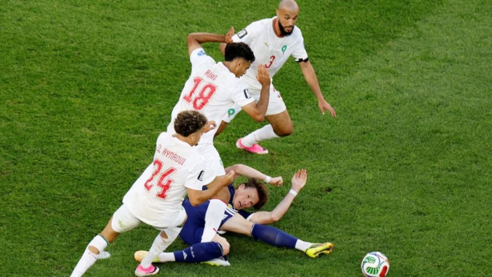 Morocco bully Scotland into submission, take control of Group C
