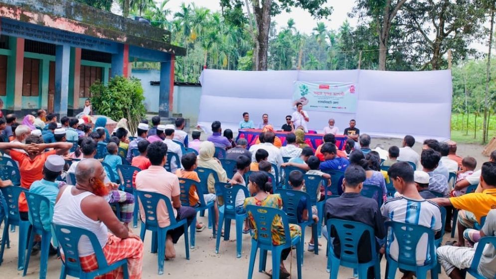 Tree plantation, sapling distribution programme held in Lalmonirhat