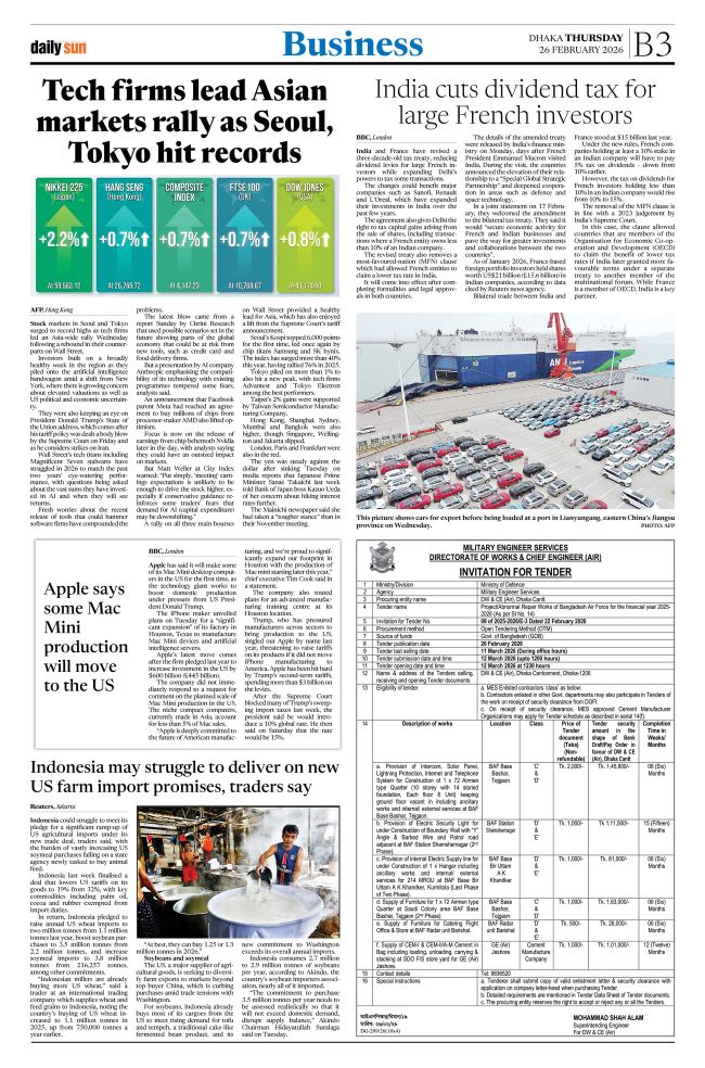 Daily Sun- 26 Feb 2026 | Page 15 | Second Edition